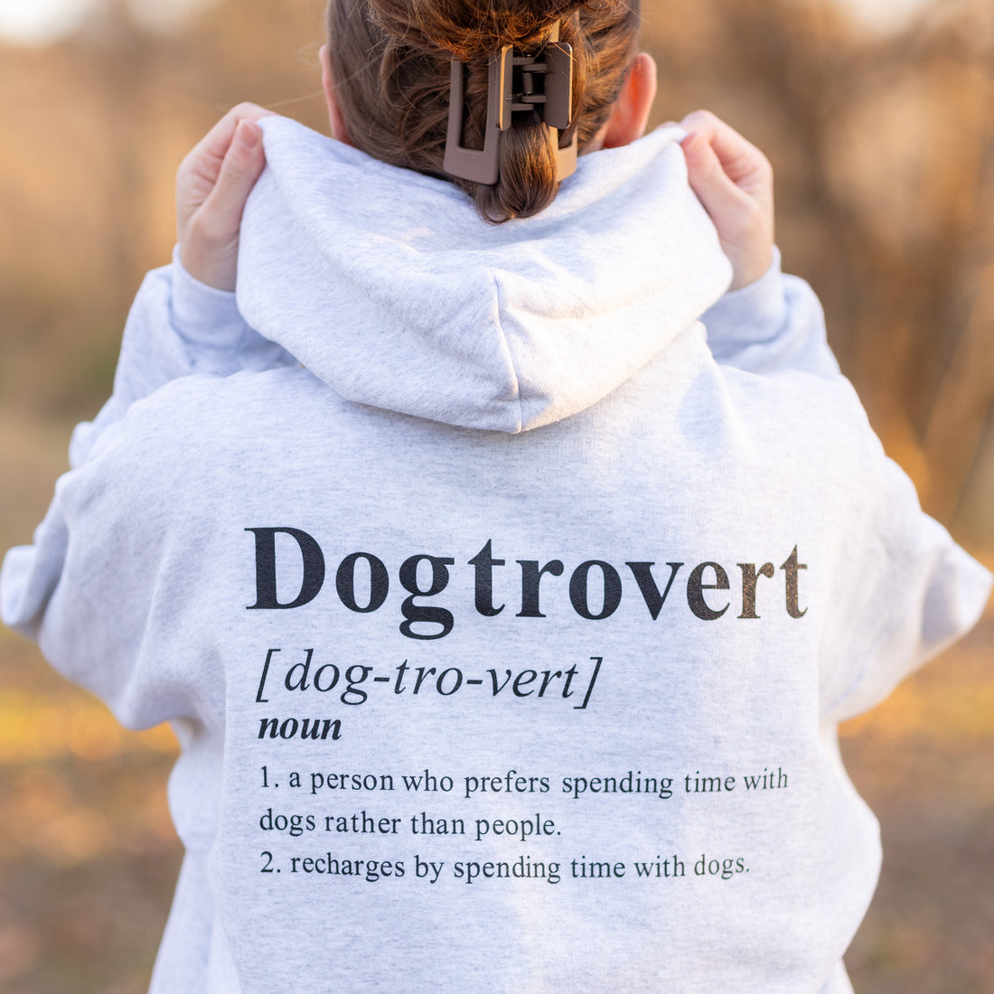 Just a Dogtrovert Hoodie – Pup-Ties